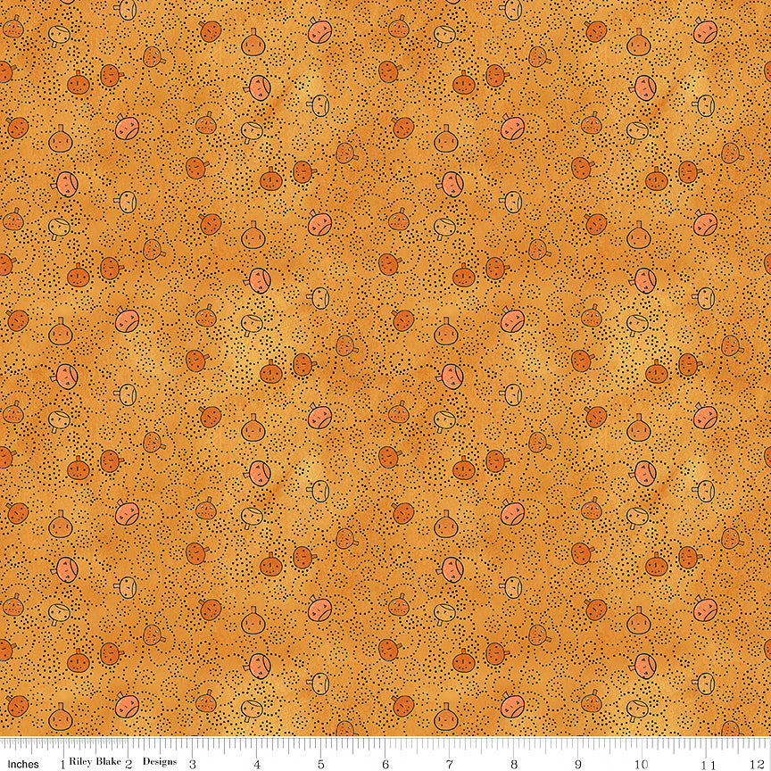 Spooky Pumpkins Gourd – Riley Blake – Fort Worth Fabric Studio