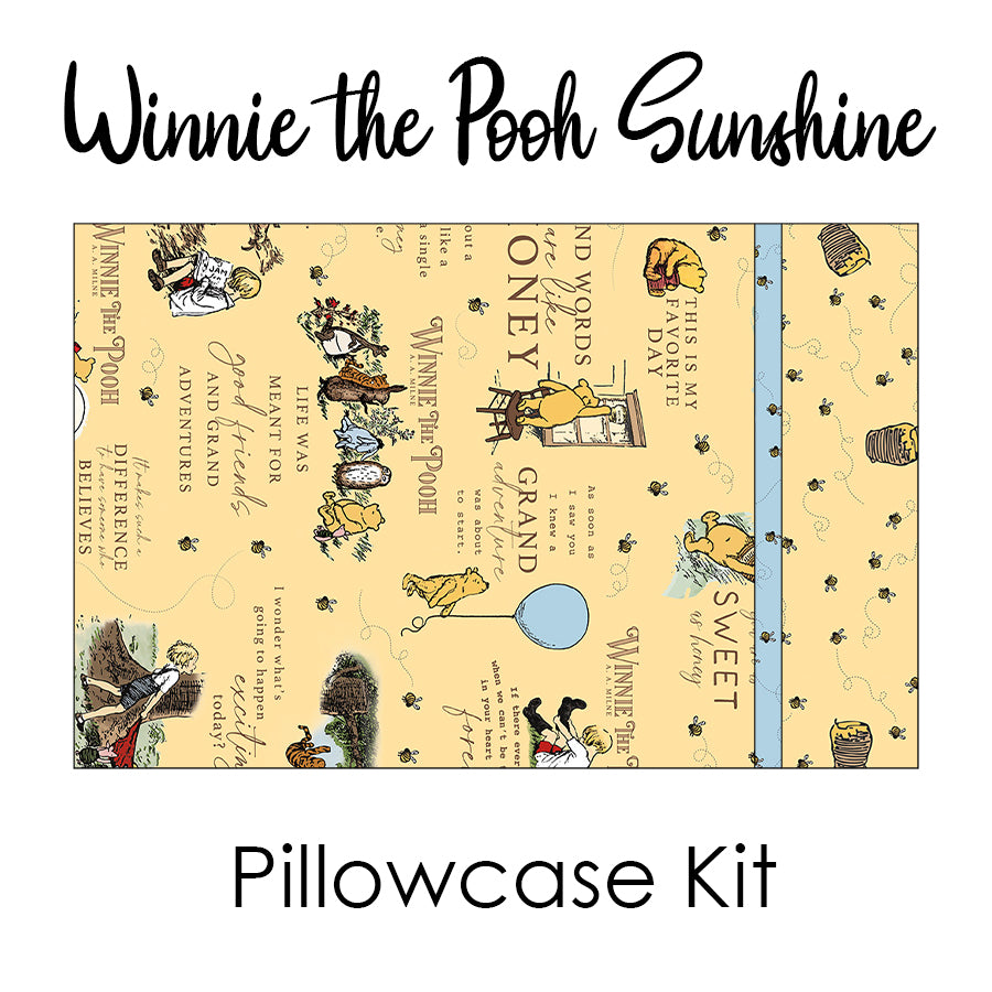 Winnie the Pooh Sunshine Pillowcase Kit from Riley Blake – Fort Worth ...