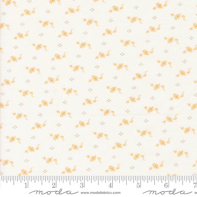 Agatha Road Tiny Pumpkins Ghost Multi – Fort Worth Fabric Studio