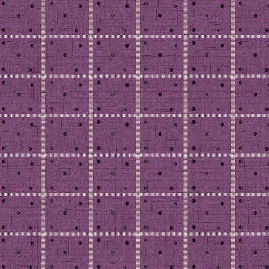Blackberry Bramble Dots & Stripes Purple from Wilmington Prints – Fort ...