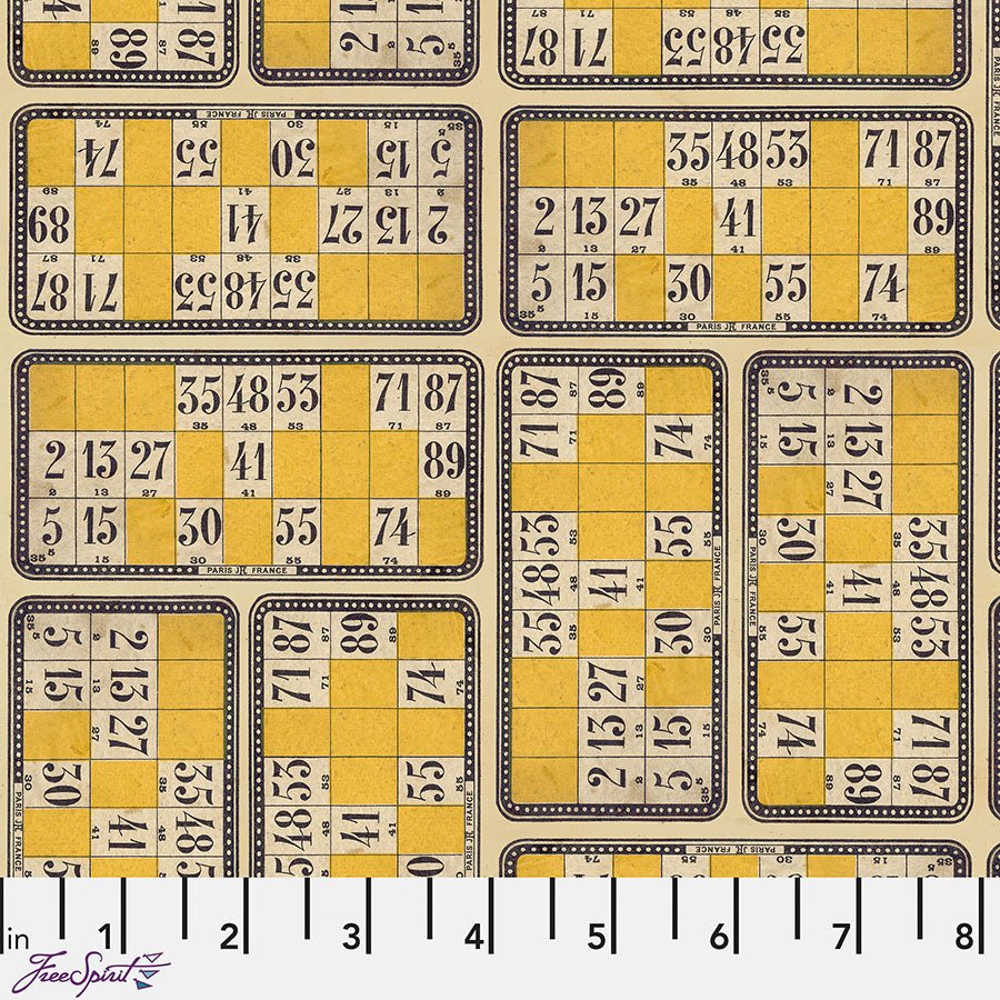 Eclectic Elements Palette - Yellow Numbers Yellow – Fort Worth Fabric ...