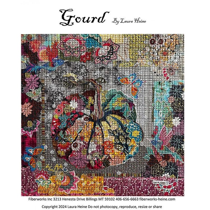 Gourd Collage Pattern from Fiberworks Inc – Fort Worth Fabric Studio