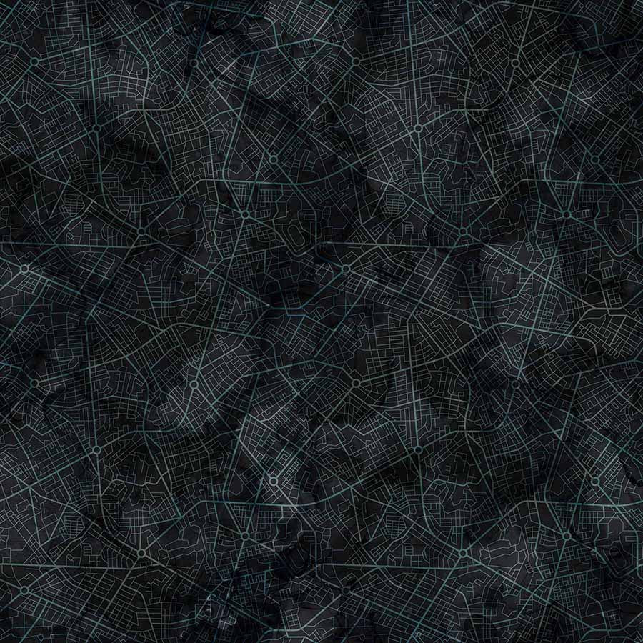 Northcott City Harbor Road Map Dark Blue 1 Yard Cut – Fort Worth Fabric Studio