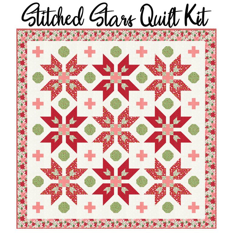 Stitched Stars Quilt Kit with Merrily on High from Moda – Fort Worth ...